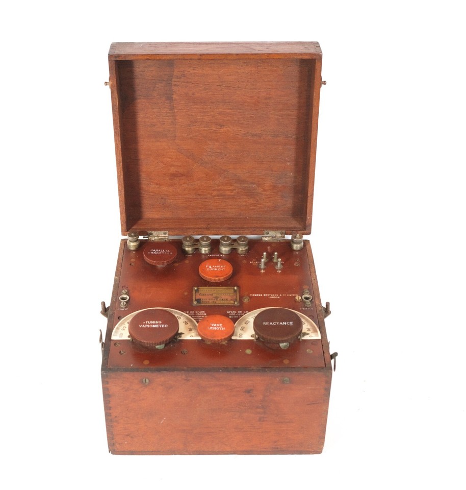 C. 1920 Marconi Pattern Model TF Airplane Radio Made By Siemens Bros ...