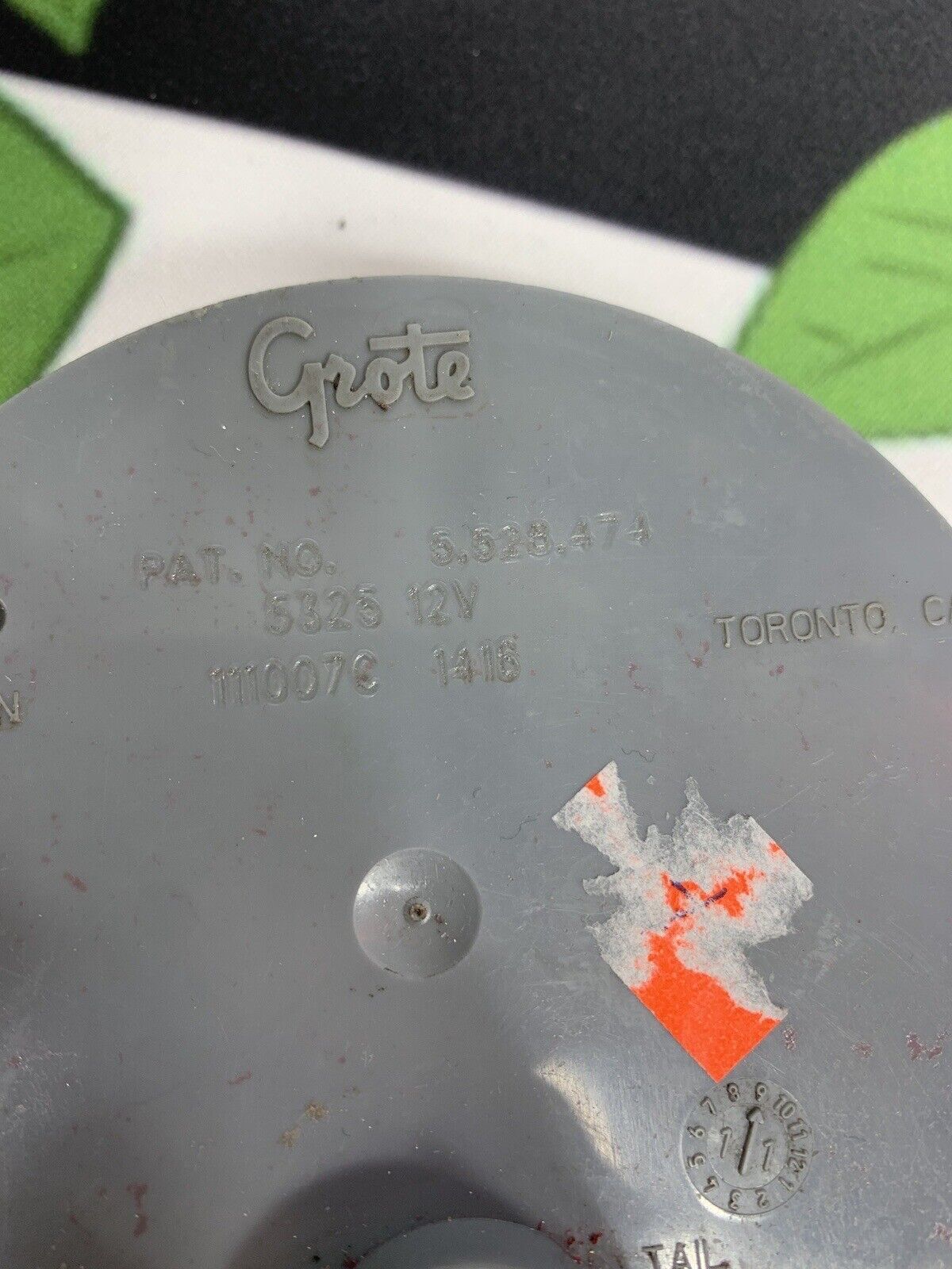 Pair of Grote 5325 12v 4" LED Stop Turn Tail Lights - Red. for sale ...