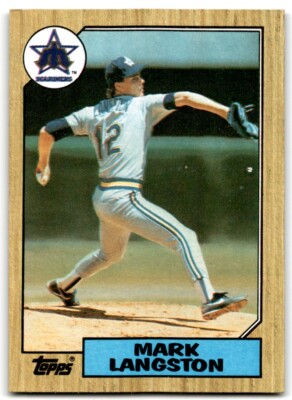 1987 Topps Mark Langston Seattle Mariners #215 | eBay