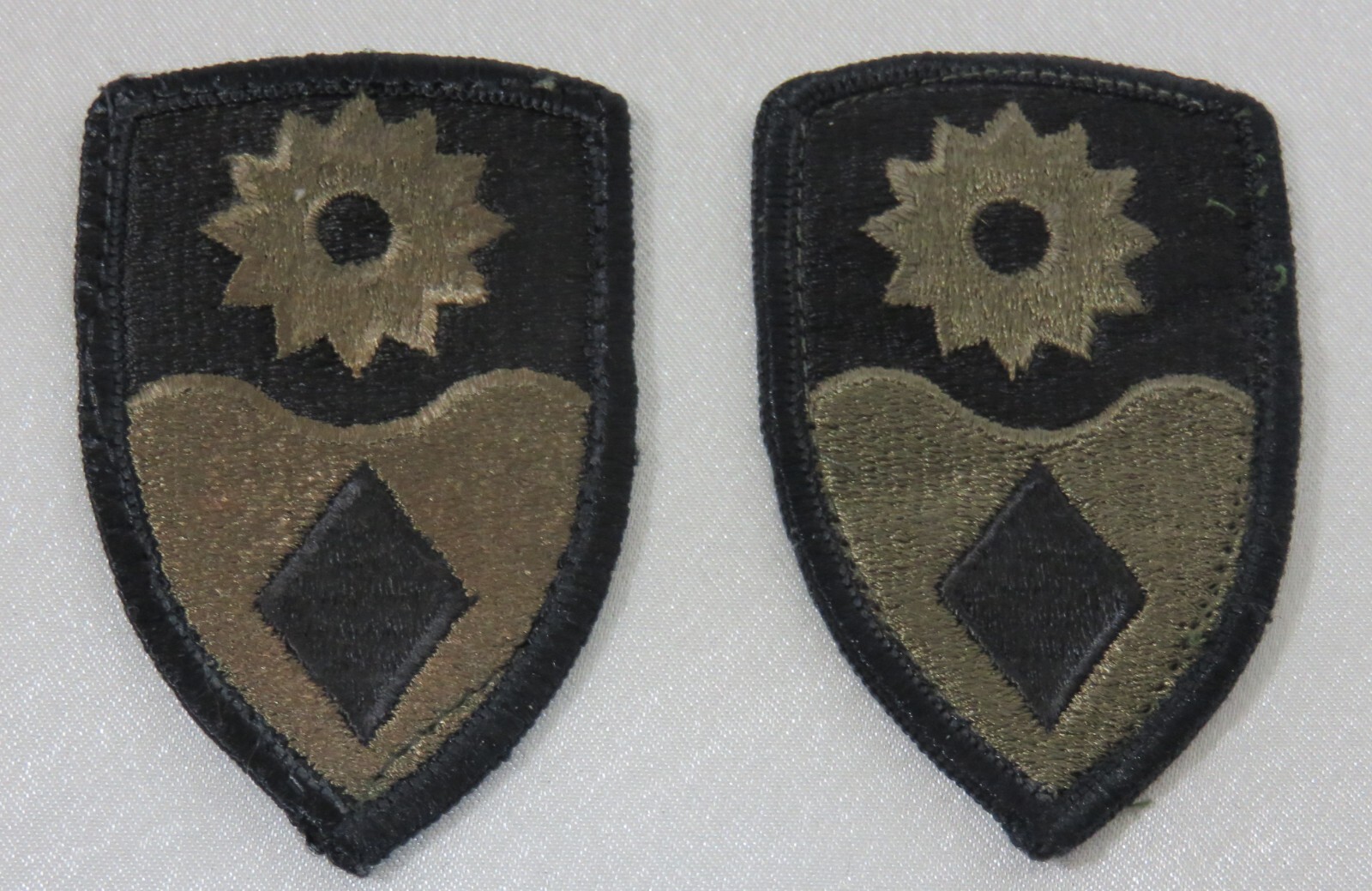 United States 49th Military Police Brigade Military Patch set of 2 Gold ...