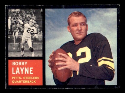 1962 Topps Football #127 Bobby Layne EX *e1 | eBay