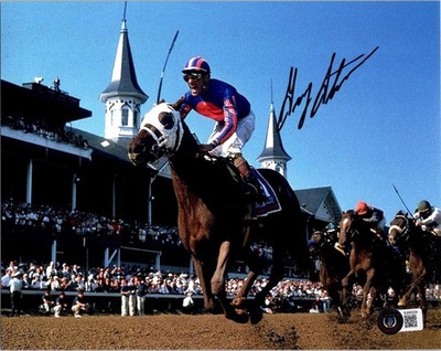 GARY STEVENS SIGNED 8X10 PHOTO BECKETT BAS COA HORSE RACING JOCKEY 2 | eBay