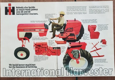 International Harvester 574 Utility Tractor Magazine Ad 1973 | eBay
