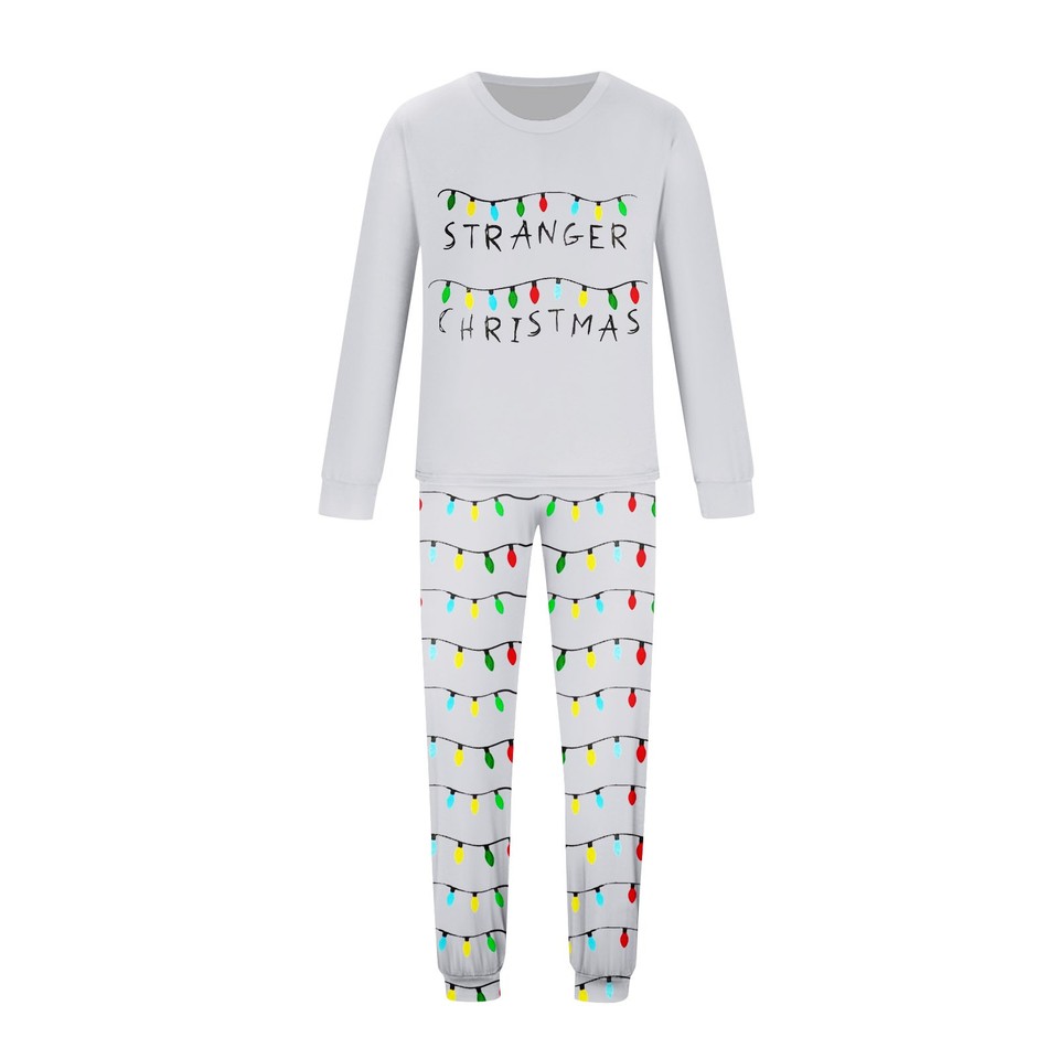 NEW Stranger Things Demogorgon Pajamas Family Pajamas Long Sleeve Top ...