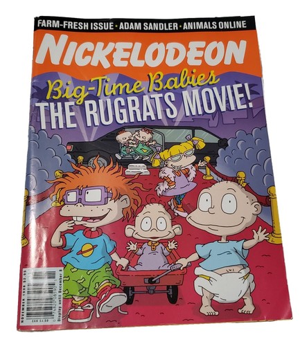 Nickelodeon Magazine November 1998 Rugrats Movie Farm Issue Adam ...