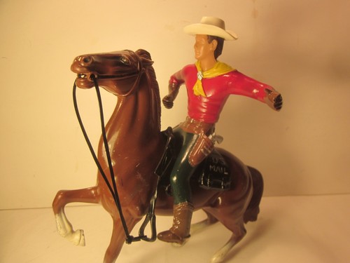 VINTAGE HARTLAND BUFFALO BILL, PONY EXPRESS RIDER W/REARING HORSE ...