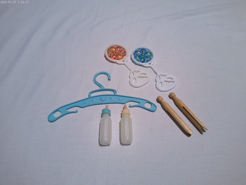 Vintage Doll Bottle and Rattle Set Ideal Baby Dolls American Character ...