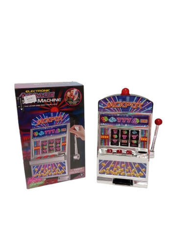 Electronic Arcade Slot Machine Toy with Lights and Sounds - Neon Series ...
