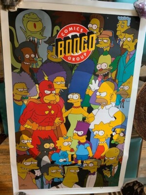 THE SIMPSONS: PROMOTIONAL POSTER - SIGNED BY MATT GROENING | eBay