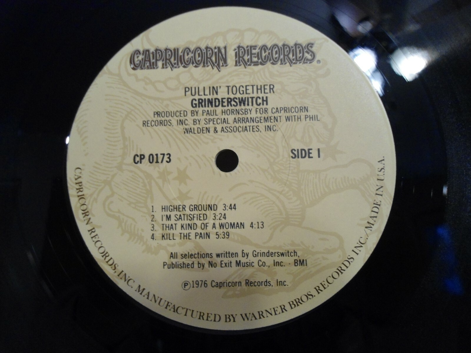 Grinderswitch LP Pullin' Together Very Clean 1976 Southern Rock Orig ...