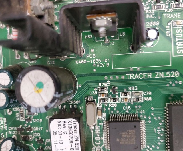 Trane Tracer Zn.520 X13650799-01 Lon VAV Controller 6400-1035-01 Zn520 ...