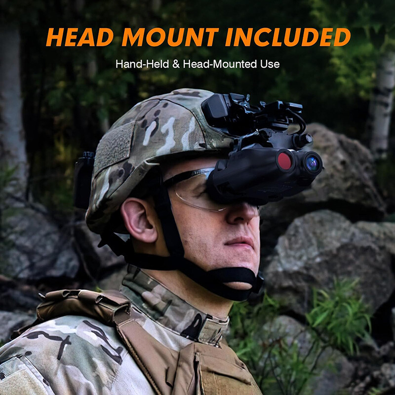 New Night Vision Goggles Infrared Binoculars with Head Strap 300m ...