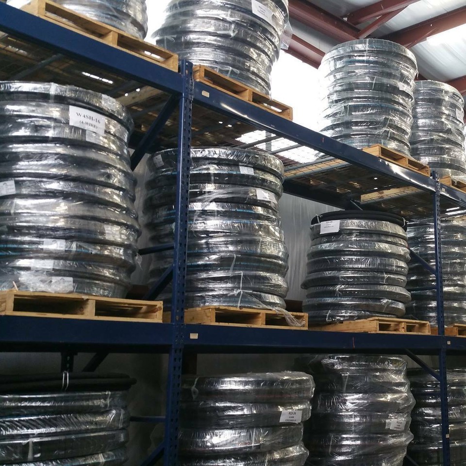 ** NEW 50ft R2-08 1/2" SAE 100 R2 AT 2 WIRE HYDRAULIC HOSE FREE ...