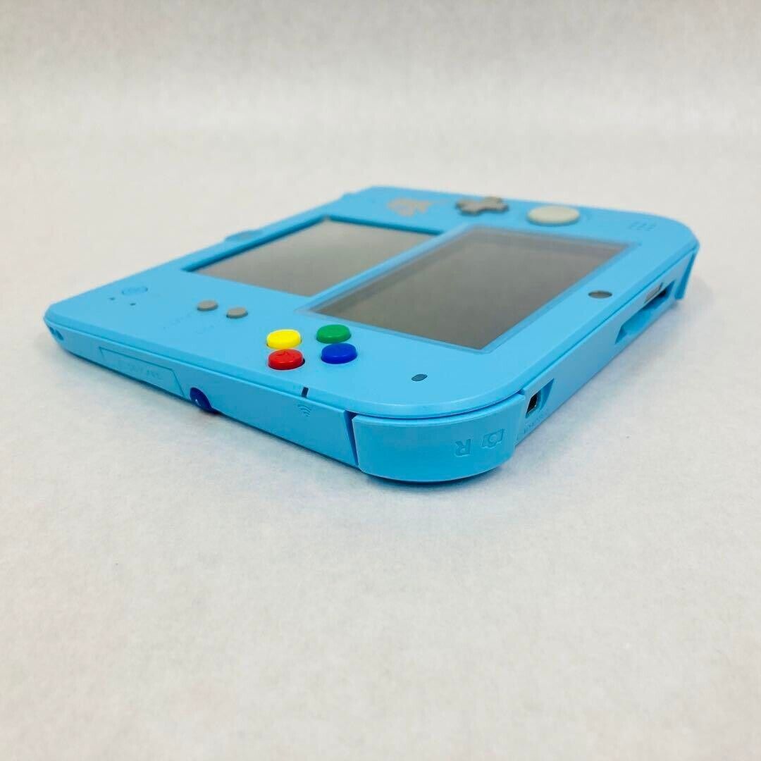 Nintendo 2DS Pokemon Sun Moon Light Blue Console Pikachu Tested | eBay