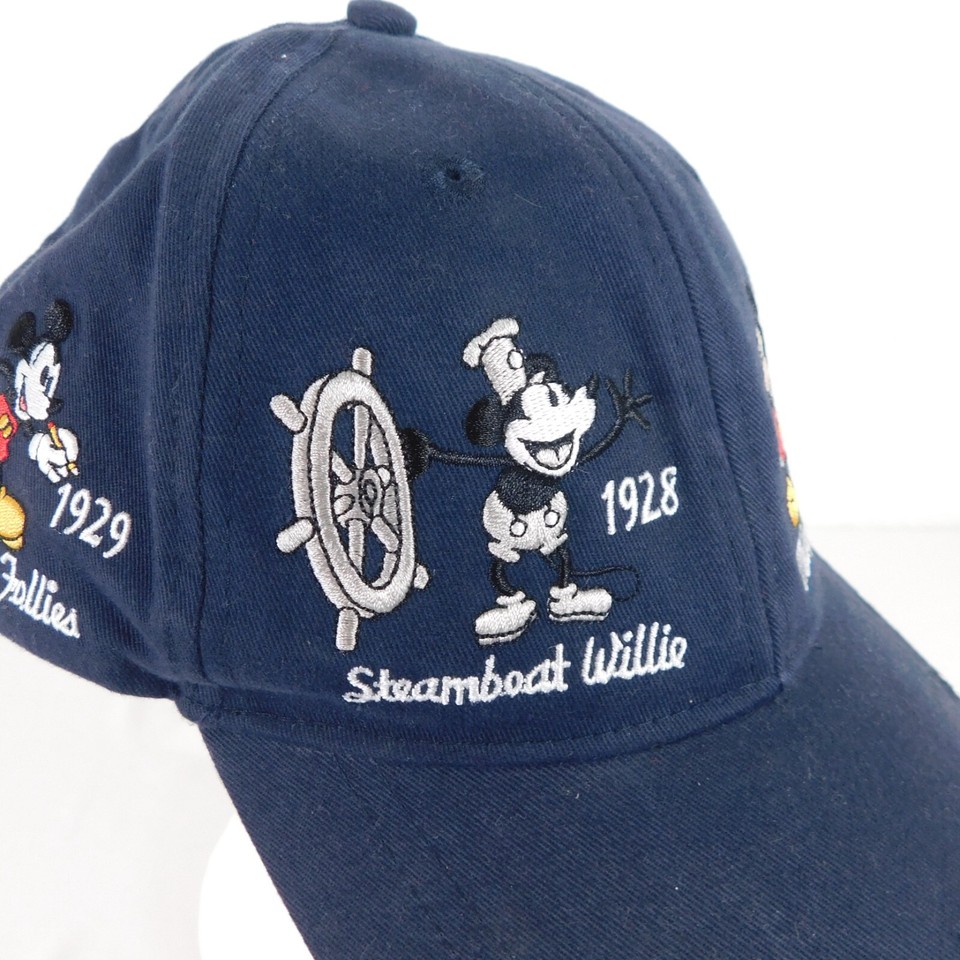 Walt Disney World Hat Unisex Blue Baseball Cap Cotton Embroidered ...
