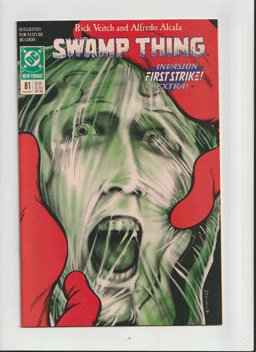 Swamp Thing #81 (1988) Rick Veitch Cover Invasion! First Strike Extra ...