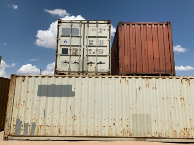 Used 40' High Cube Steel Storage Container Shipping Cargo Conex Seabox ...