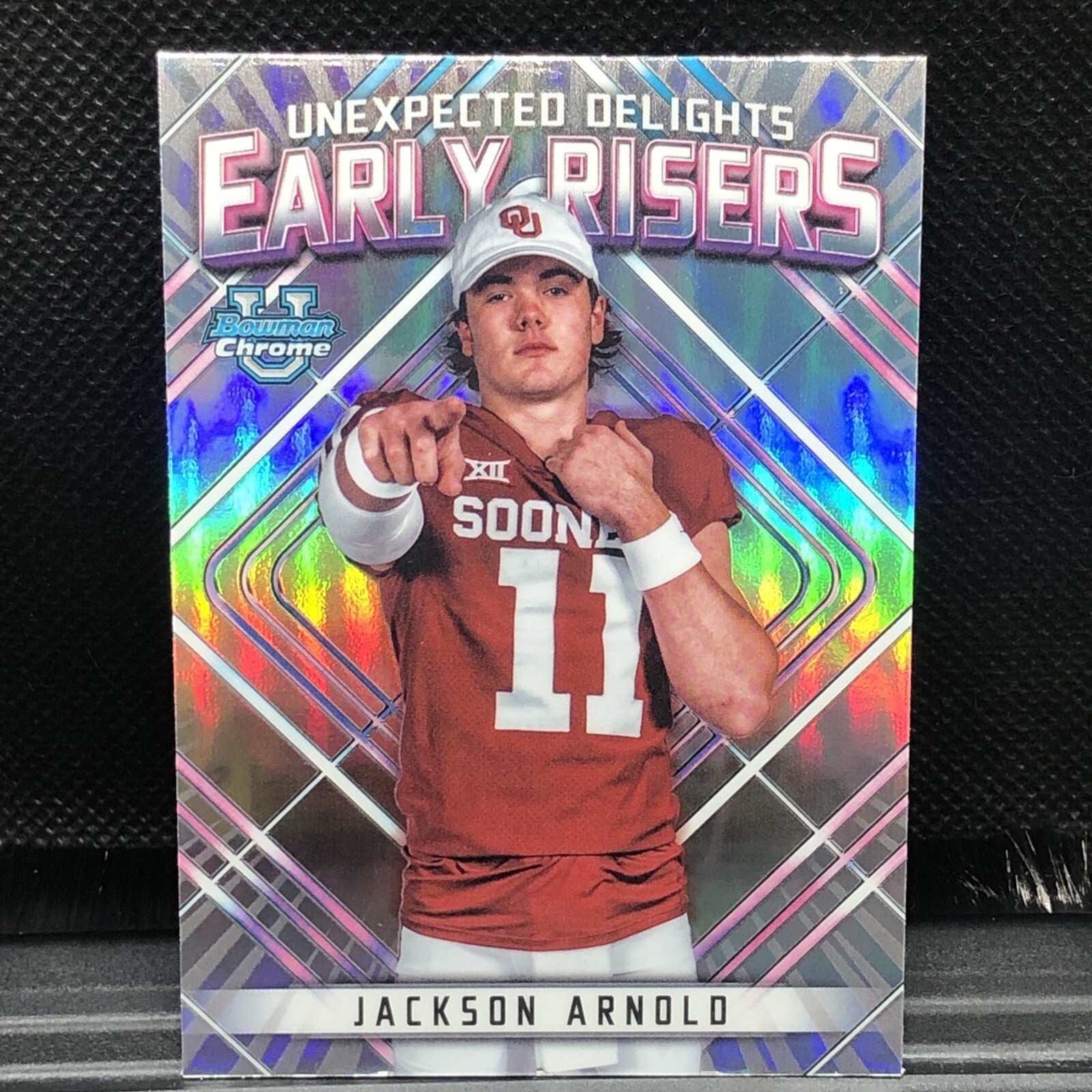 2023 Bowman Chrome U Unexpected Delights Early Risers Jackson Arnold # ...