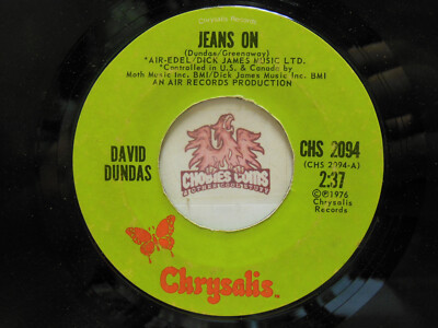 David Dundas – Jeans On / Sleepy Serena, 45 RPM VG+ | eBay
