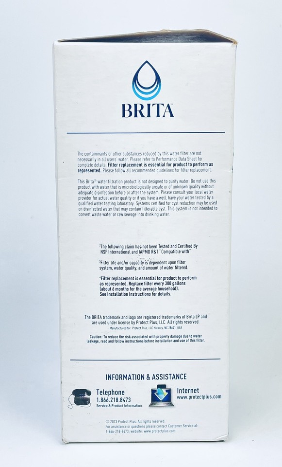 Brita Refrigerator Replacement Filter Model WFBRFGE1P | eBay