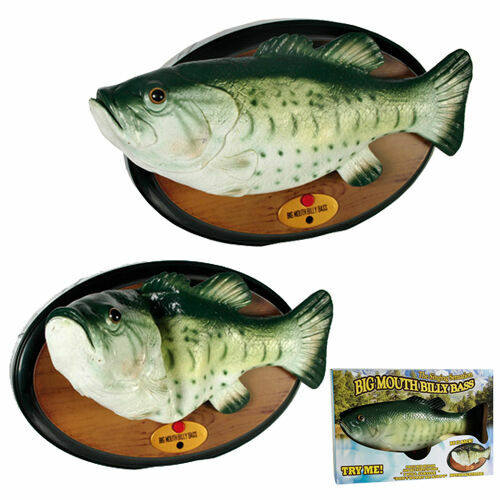 Singing Fish Billy Bass Vintage Wall Plaque Novelty Gift Dancing RARE ...