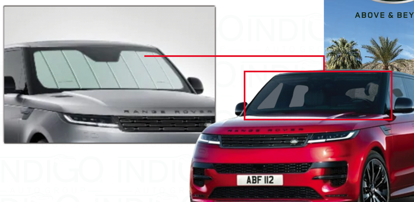 Range Rover SPORT Windshield Sunshade Reflector Genuine OEM VPLXS0671 ...