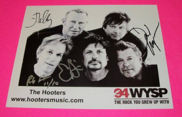 THE HOOTERS ENTIRE BAND SIGNED 8X10 PHOTO EXACT PROOF | eBay