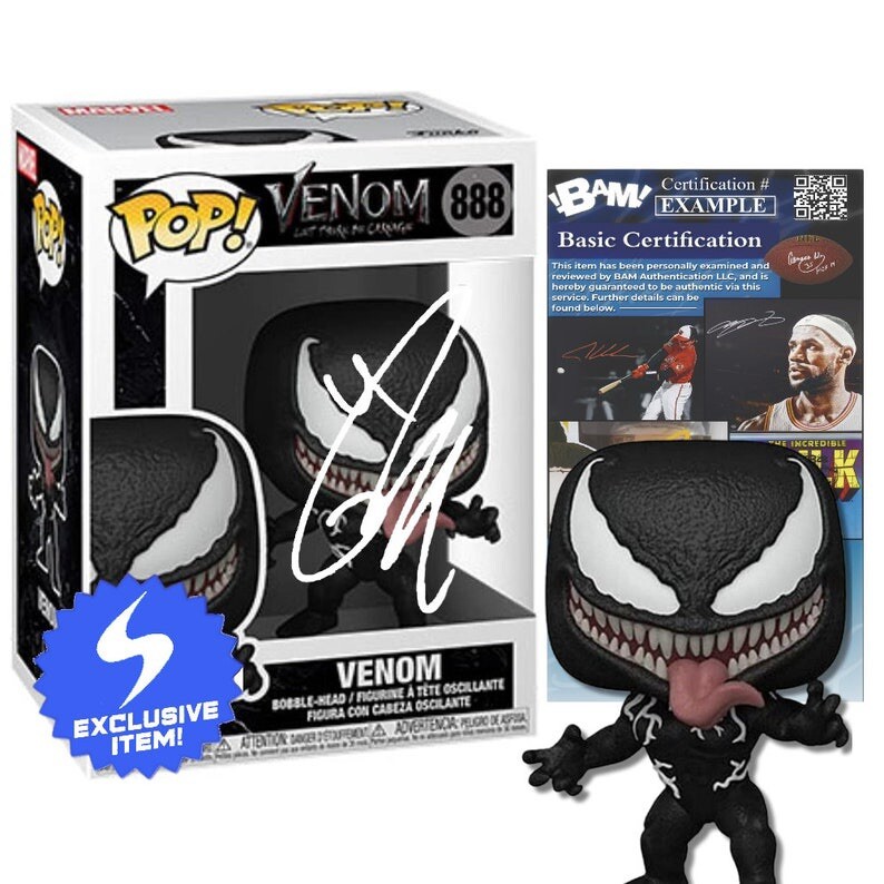 Autographed Funko Pop! Tom Hardy Venom #888 | eBay