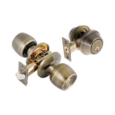 TOLEDO FINE LOCKS V1501MAUS5 TOLEDO MALAGA DOUBLE CYL ANTIQUE BRASS ...