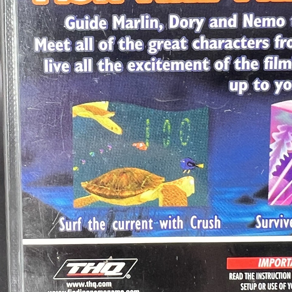 Nintendo Gamecube Disney Pixar Finding Nemo Untested Dory Marlin Crush ...