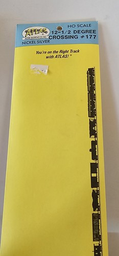 Atlas 150-177 12 -1/2 Degree Nickel Silver Crossing HO Scale NEW in ...