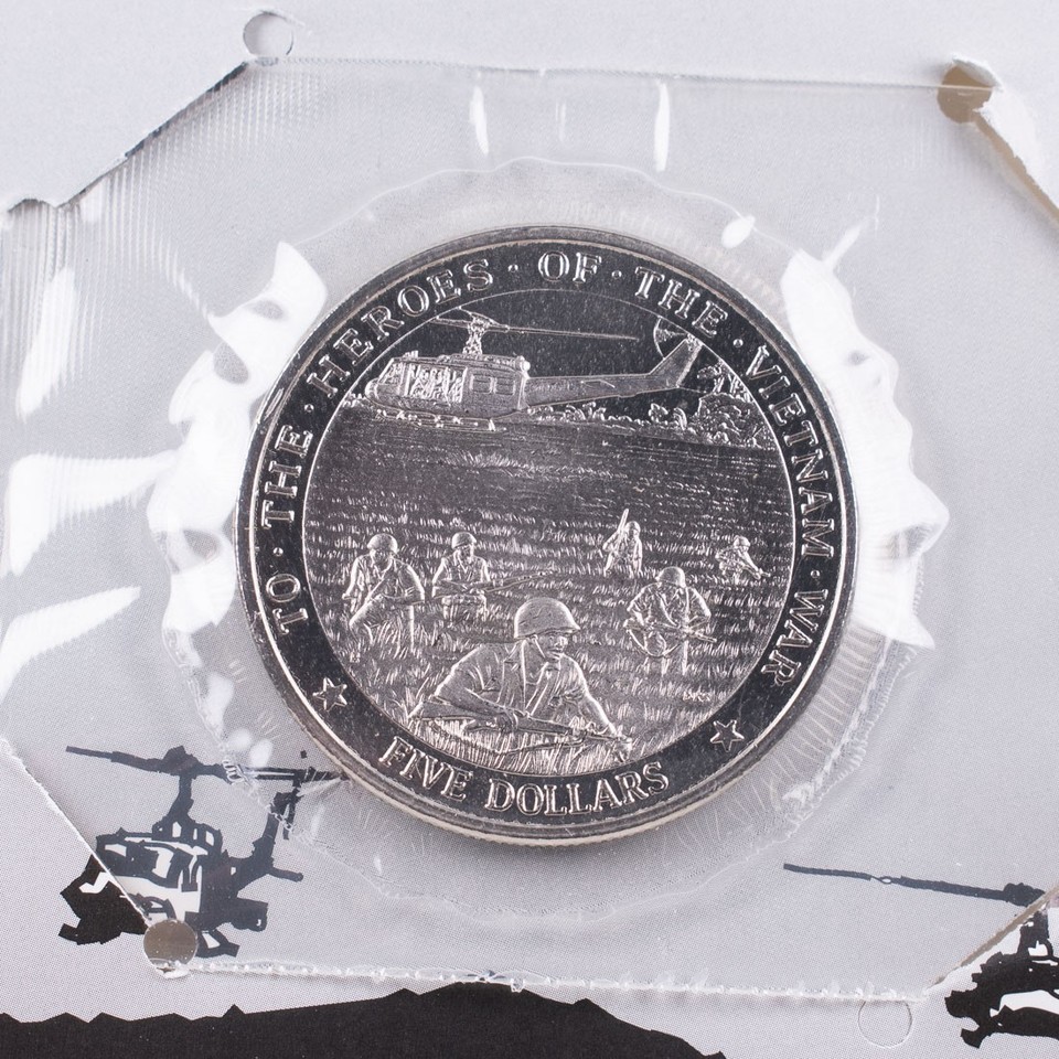 x15 Medals with US Frigate Constellation Medal $5 Marshall Islands ...