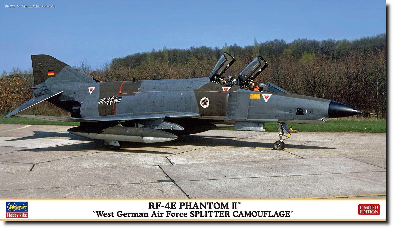 Hasegawa 1/72 West German RF-4E PHANTOM II SPLITTER CAMOUFLAGE Model ...