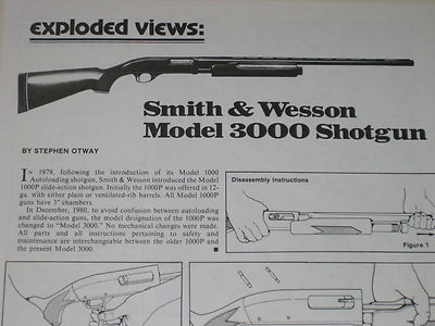 S&W 3000 SHOTGUN EXPLODED VIEW | eBay