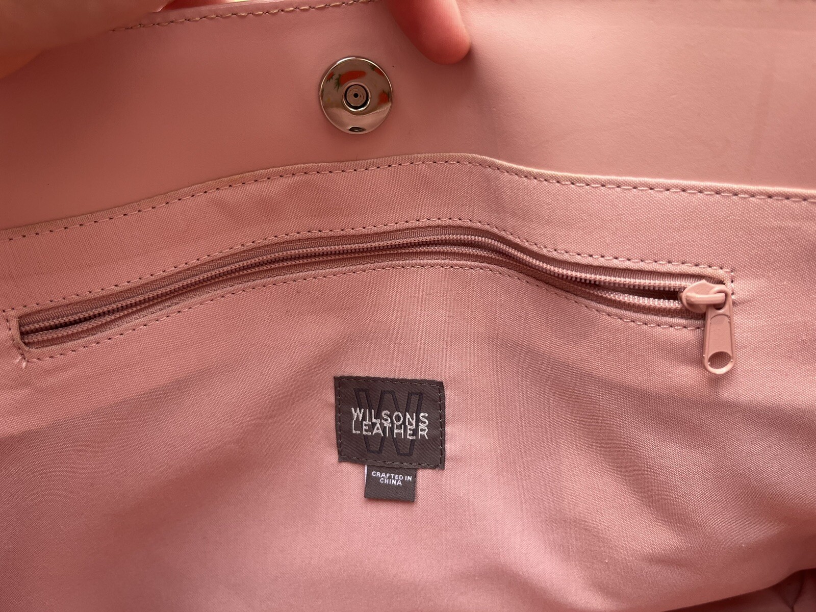 Wilson Large Pink Genuine Leather Shoulder Handbag Purse Tote | eBay