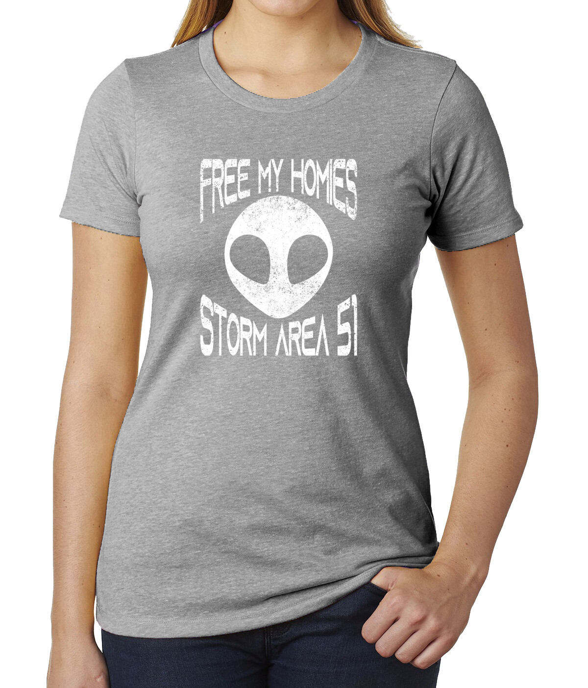 Free My Homies Storm Area 51 Women's Shirts, Alien Tees, Graphic Women ...