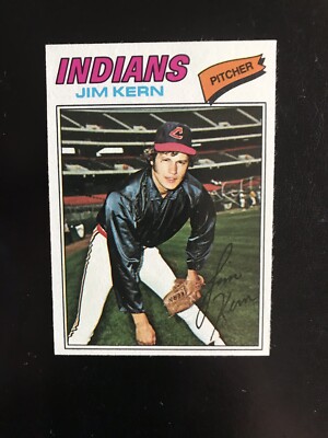 1977 TOPPS #41 JIM KERN CLE INDIANS—PACK FRESH💥*** (tgcs) | eBay