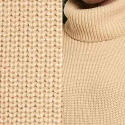 Anthropologie by WAYF TURTLENECK SWEATER DRESS Tan Large NWT | eBay
