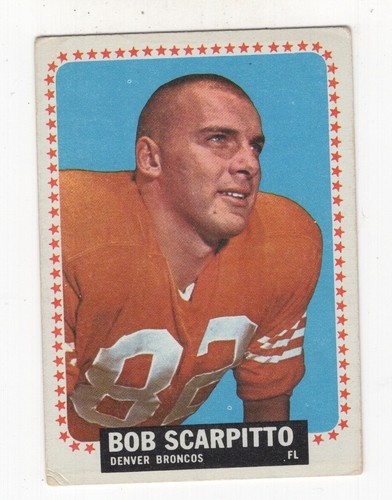 1964 TOPPS FOOTBALL BOB SCARPITTO DENVER BRONCOS #59 | eBay