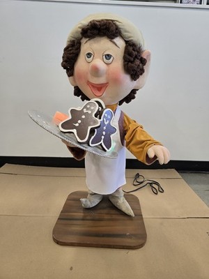 David Hamberger Vintage "Keebler" Christmas Baker Elf w/ cookies Store ...