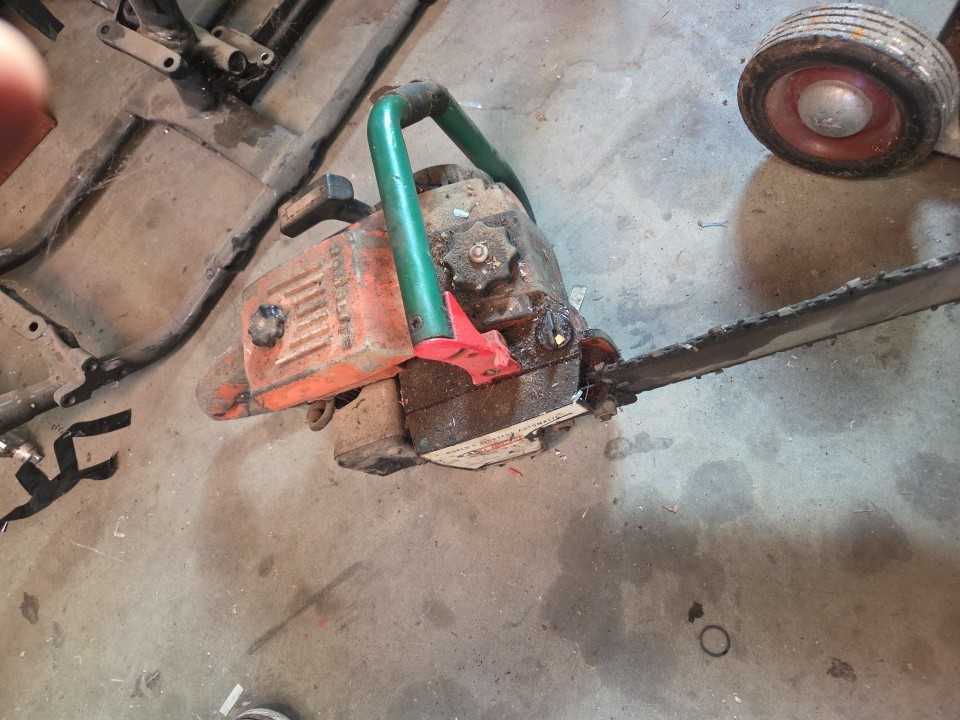 RARE Vintage Homelite Super XL Auto Automatic Chainsaw 18" Bar Blue ...