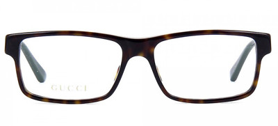 New GUCCI GG0752O 002 56mm Brown Havana Web Eyeglasses Frames Italy ...