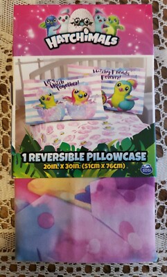 Lot Of 3 Hatchimals Reversible Pillowcases - New In Original Packaging ...