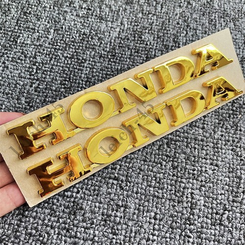 gold abs motorcycle fuel tank emblem decals car bike badge sticker for ...