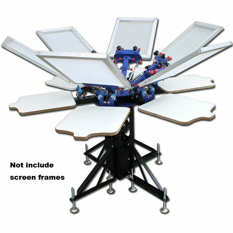 TECHTONGDA 6 Color Screen Printing Kit Micro-adjust Beginner Kit Full ...