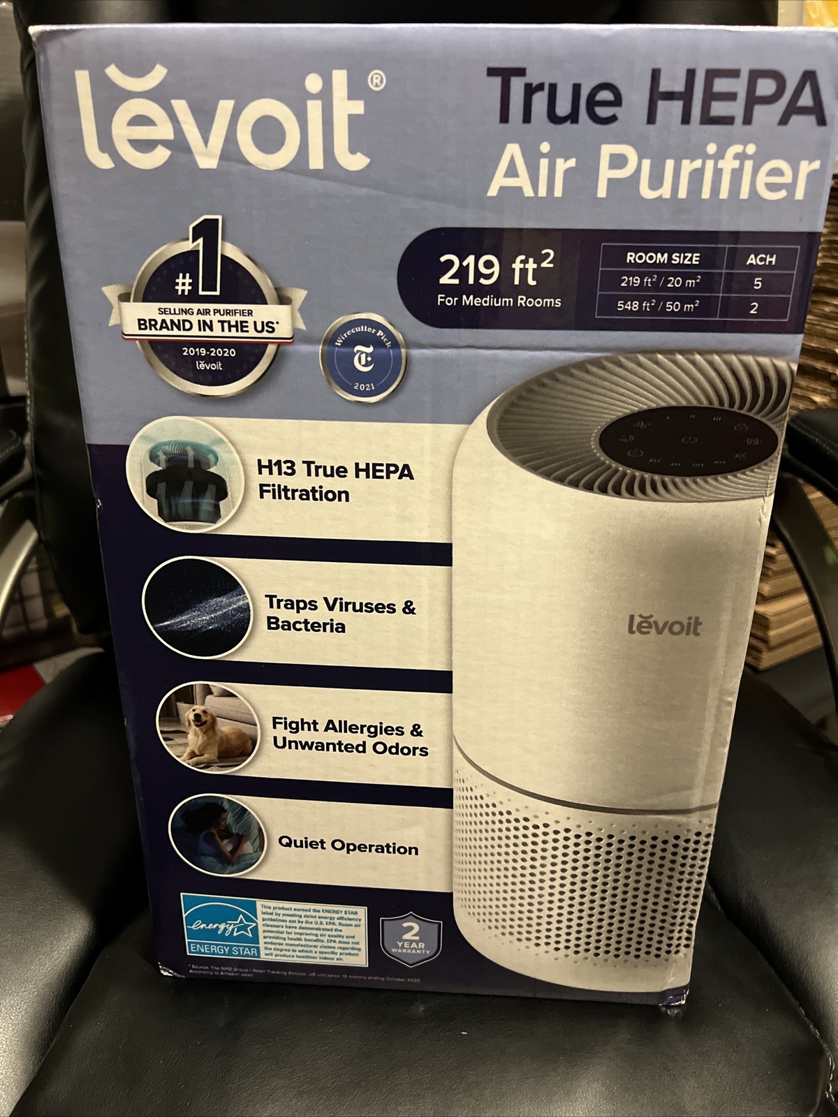 Levoit True Hapa Air Purifier - Core 300 RAC 219 Sq. Ft. NEW ...