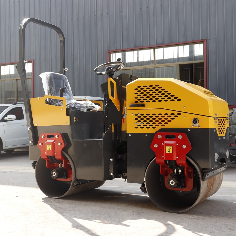 Hot Sale Driving Soil Asphalt Steel 1ton Roller Road Compactor Roller ...