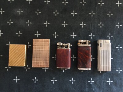 ACCENDINO LIGHTER S.T. DUPONT, SAVINELLI VINTAGE PLACCATO ORO ARGENTO ...