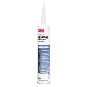 3M 06502 Adhesive-Sealant 5200 MAHONAGY 10 Oz Cartridge Boat Marine ...