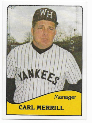 Carl Merrill 1979 TCMA West Haven Yankees Rare Minor League Card #8 | eBay